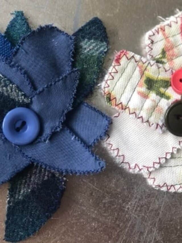 Easy Scrap Fabric Flowers Story - Scrap Fabric Love