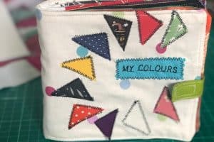 Baby Colour Book from Scraps - Scrap Fabric Love