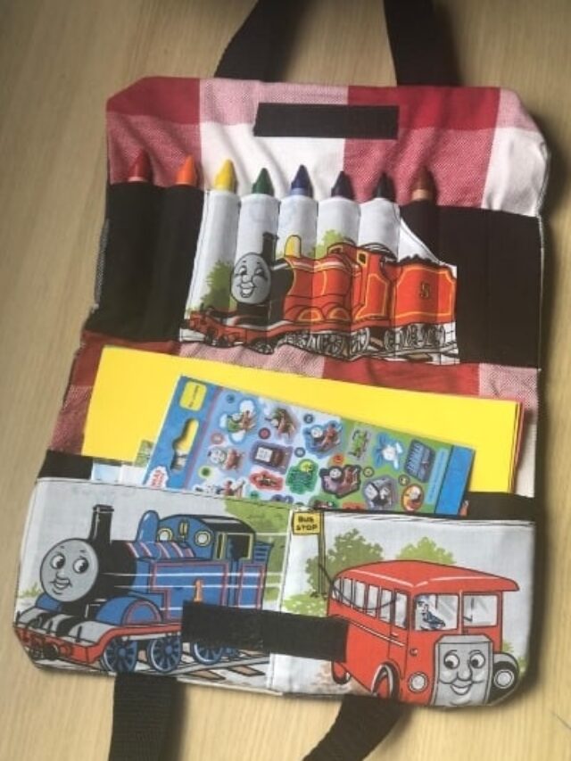 Kid’s Art Portfolio Made From Fabric Samples & Scraps Story - Scrap ...