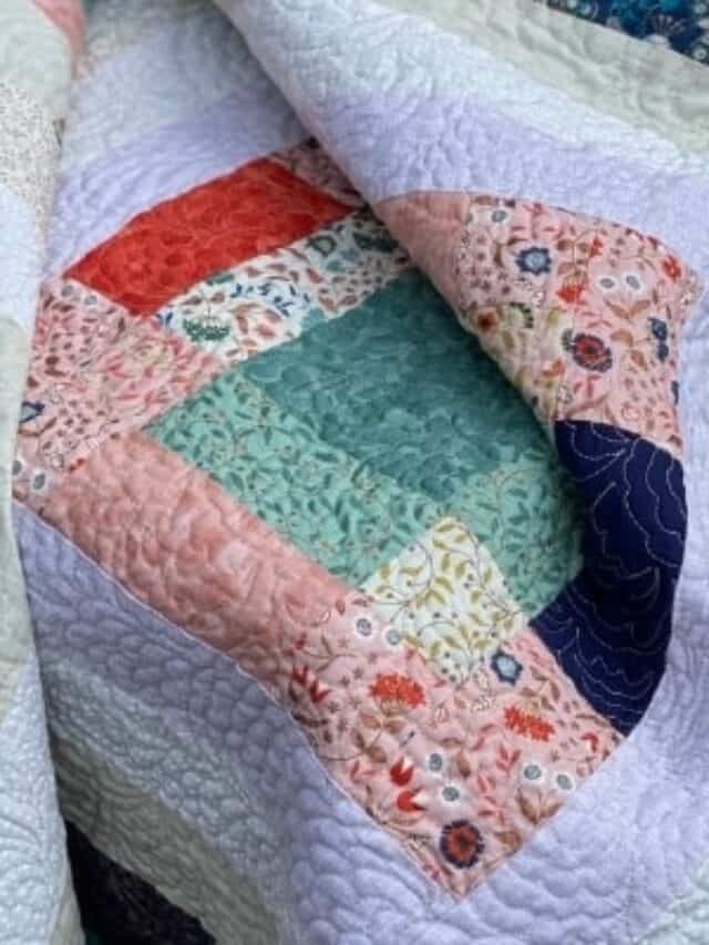 My 9 Patch Disappearing Quilt {Made With Scraps!} Story - Scrap Fabric Love