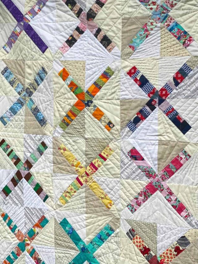 X Marks the Scrap | Free Scrap Quilt Pattern Story - Scrap Fabric Love