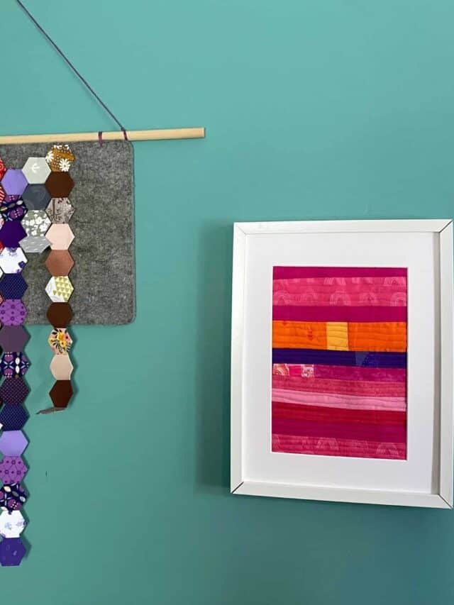 Scrappy Wall Hanging Decor Story - Scrap Fabric Love