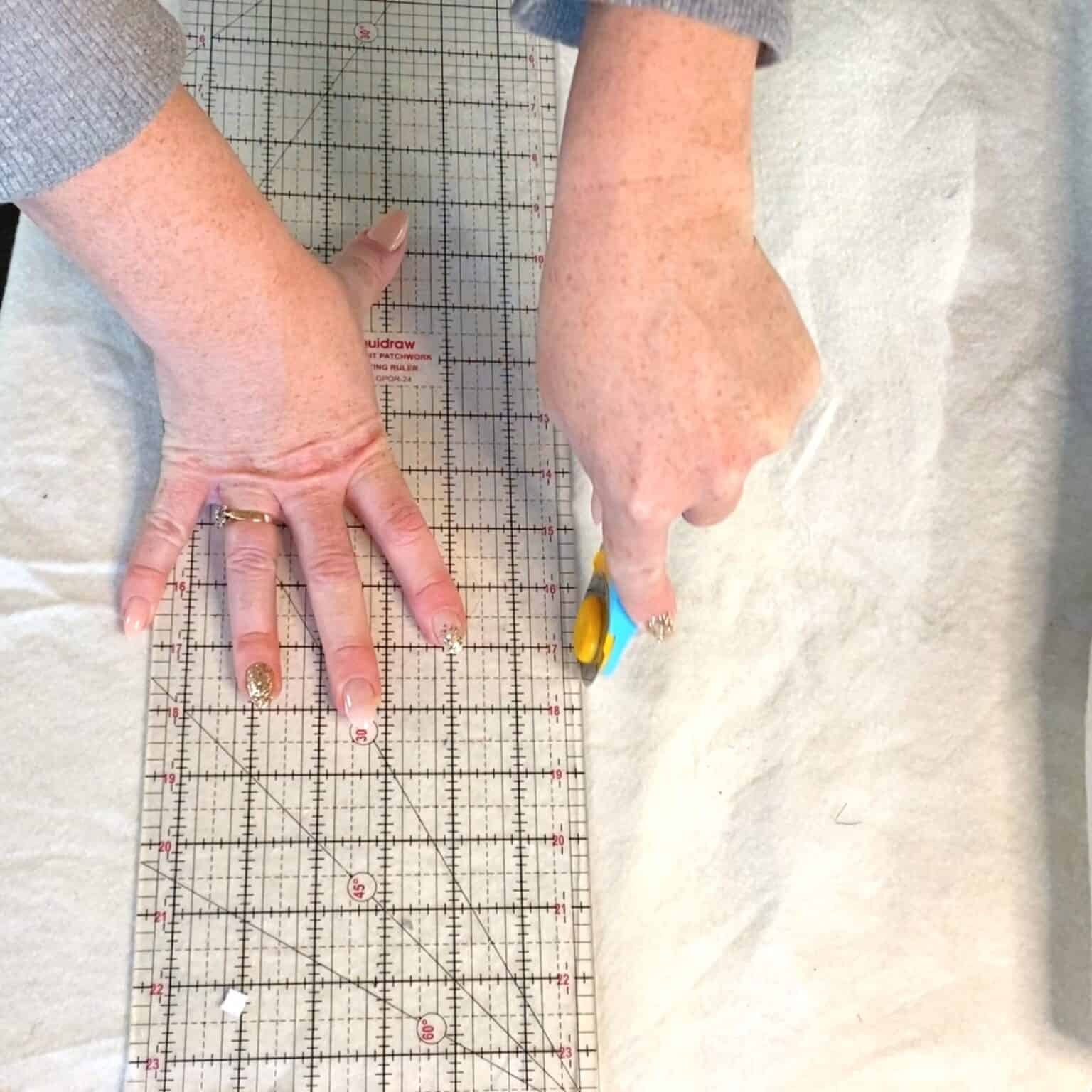 How to Join Quilt Batting Pieces - Use your Leftovers! - Scrap Fabric Love