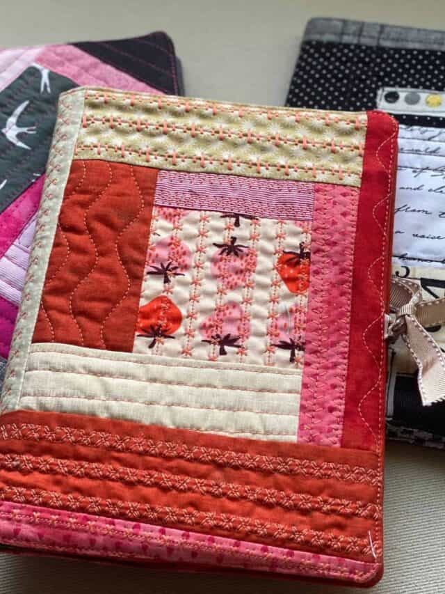 How to Make a Quilted Journal Cover Story - Scrap Fabric Love