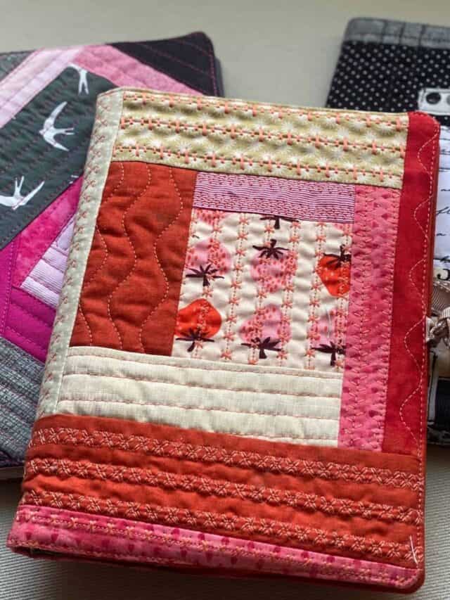 How to Make a Quilted Journal Cover – Any Size Story - Scrap Fabric Love
