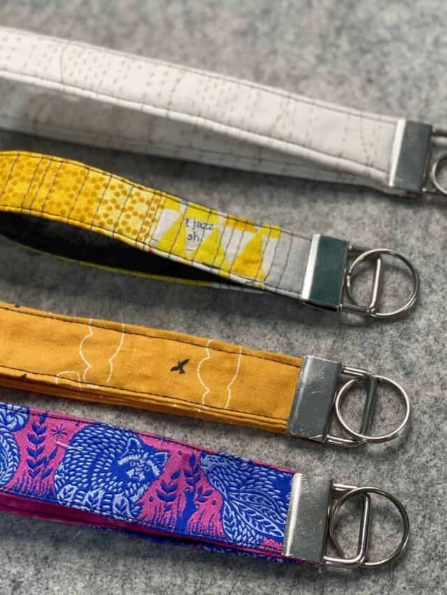 Quilted Key Fob Tutorial Story - Scrap Fabric Love