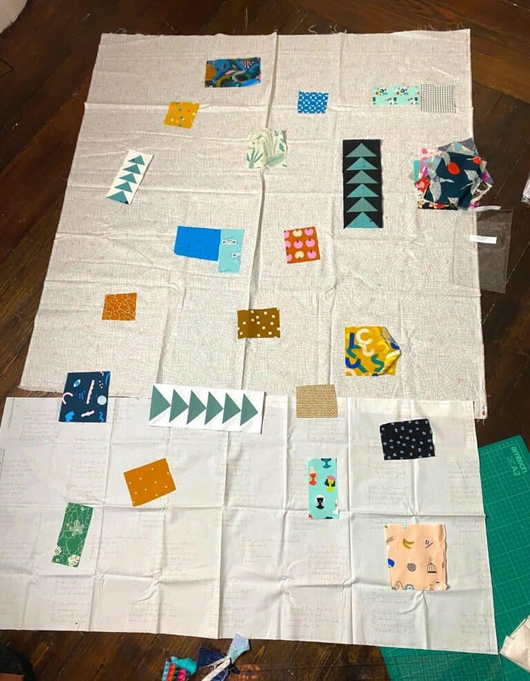 How to Make a Modern Scrap Quilt - Improv Style! - Scrap Fabric Love
