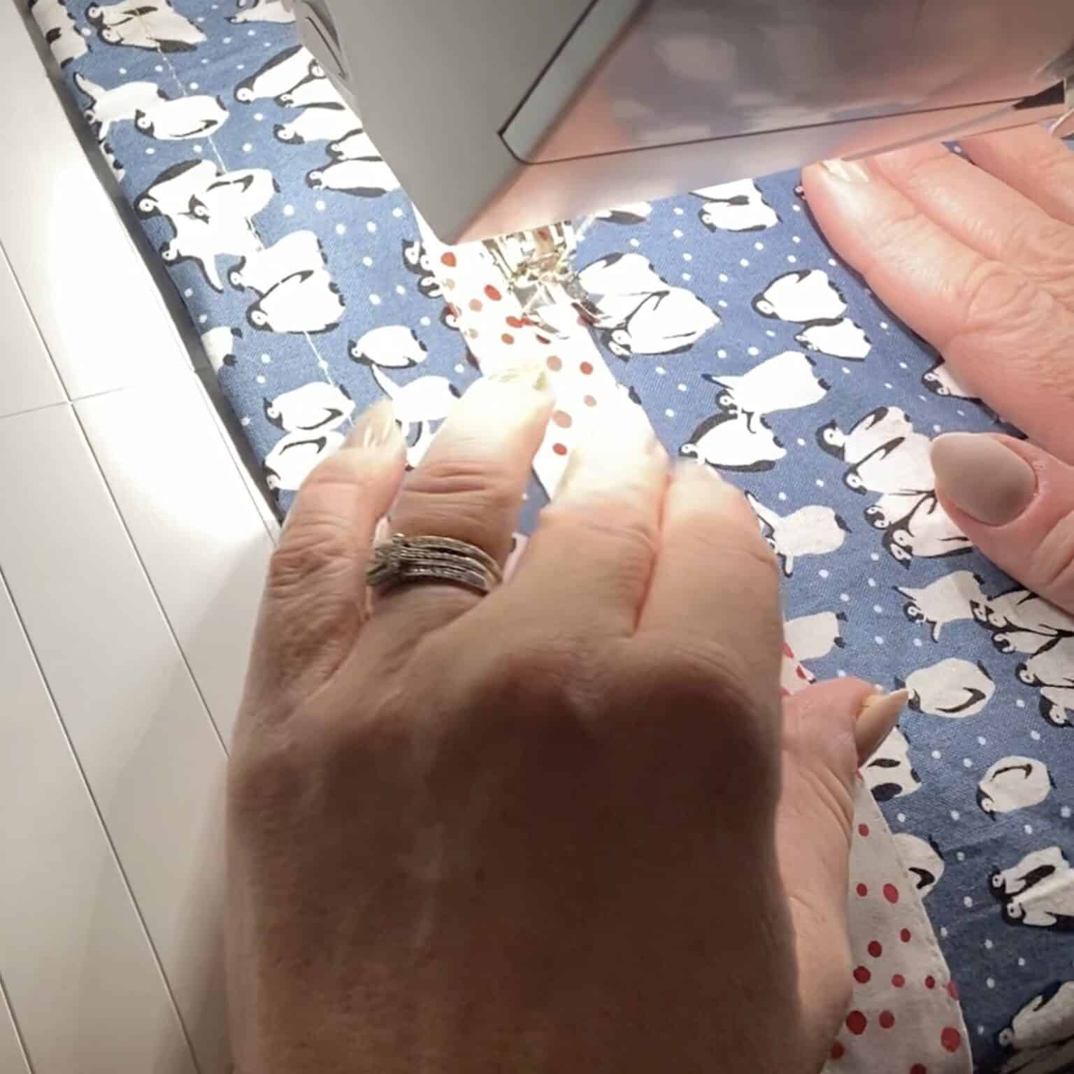 Easy Drawstring Fabric Gift Bag - No Measuring! - Scrap Fabric Love