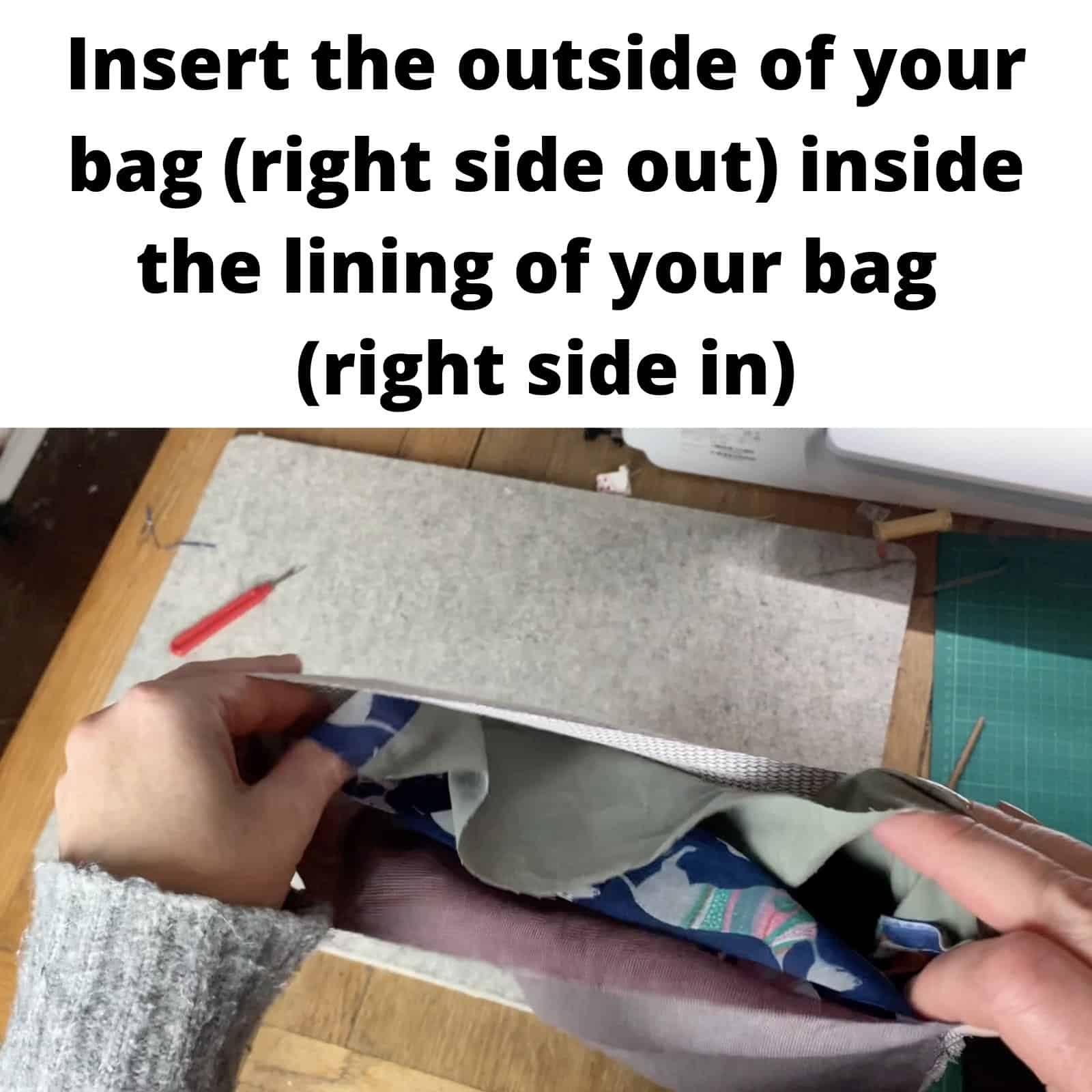 Easy Drawstring Fabric Gift Bag - No Measuring! - Scrap Fabric Love