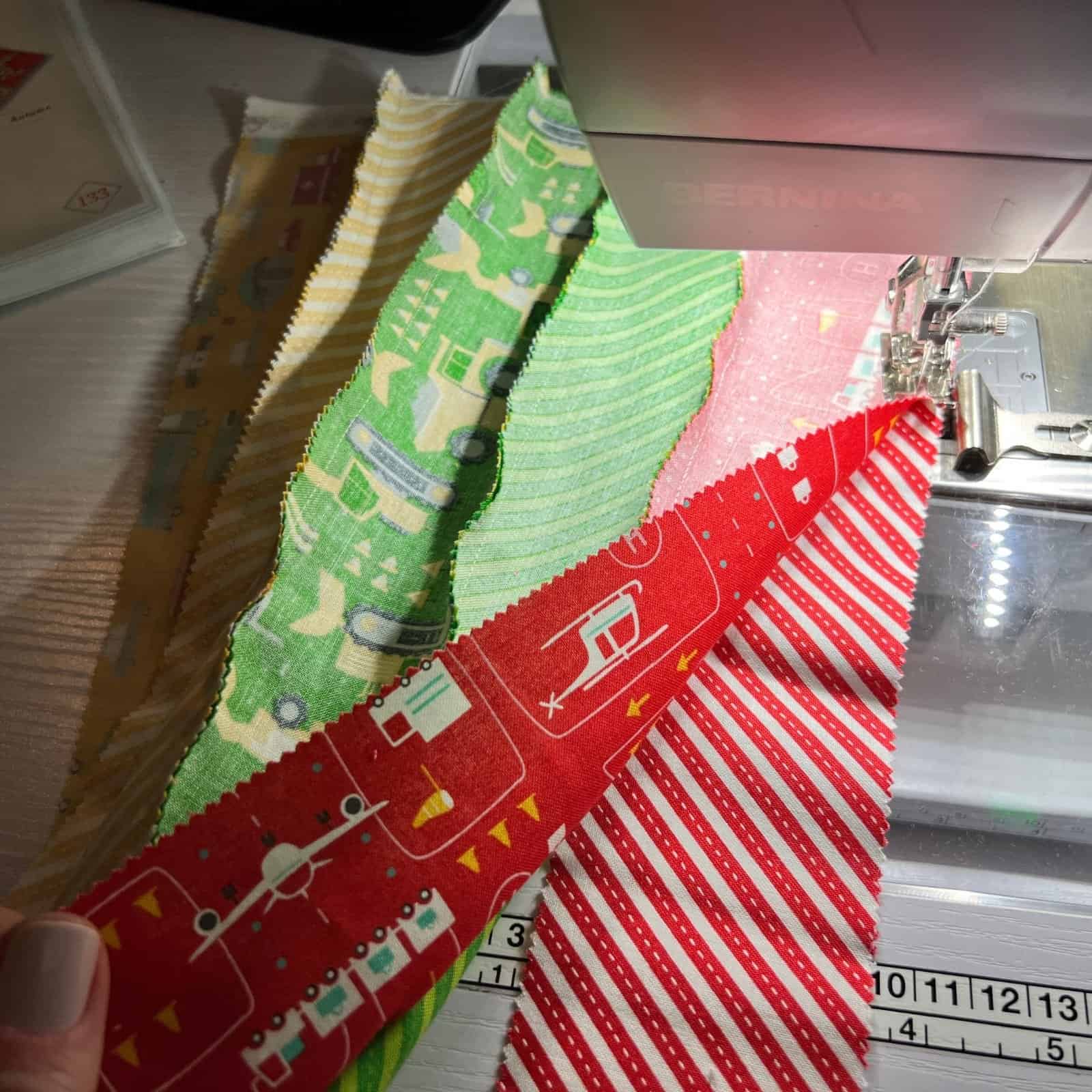 Easy Stroller Quilt from 7 Jelly Roll Strips! - Scrap Fabric Love