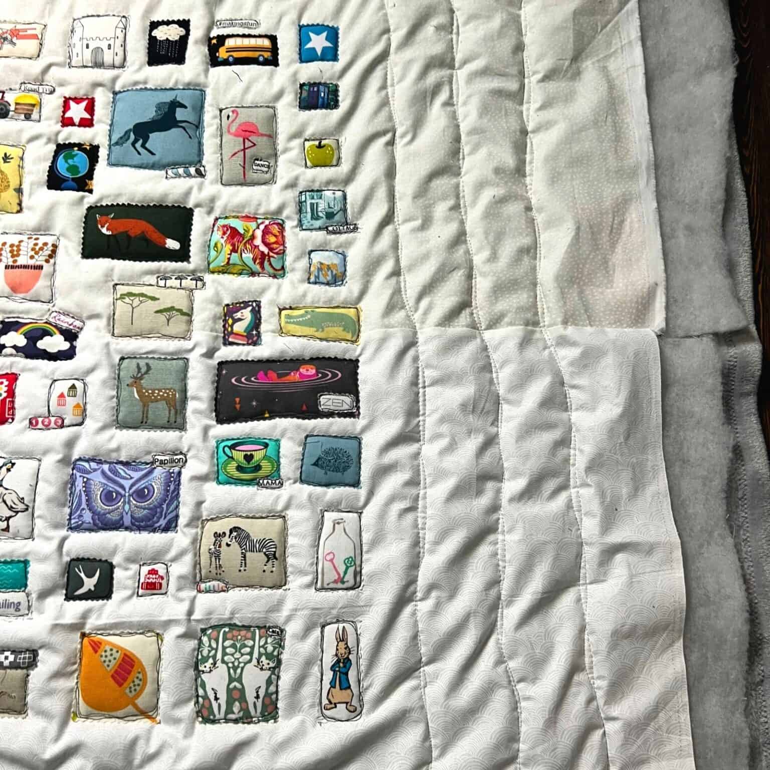 Free I Spy Quilt Tutorial (Easy Raw Edge Applique)