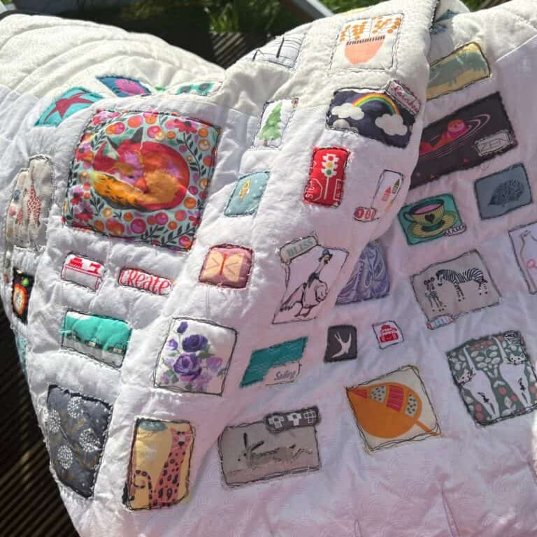 How to use Fleece for Quilt Backing - Scrap Fabric Love