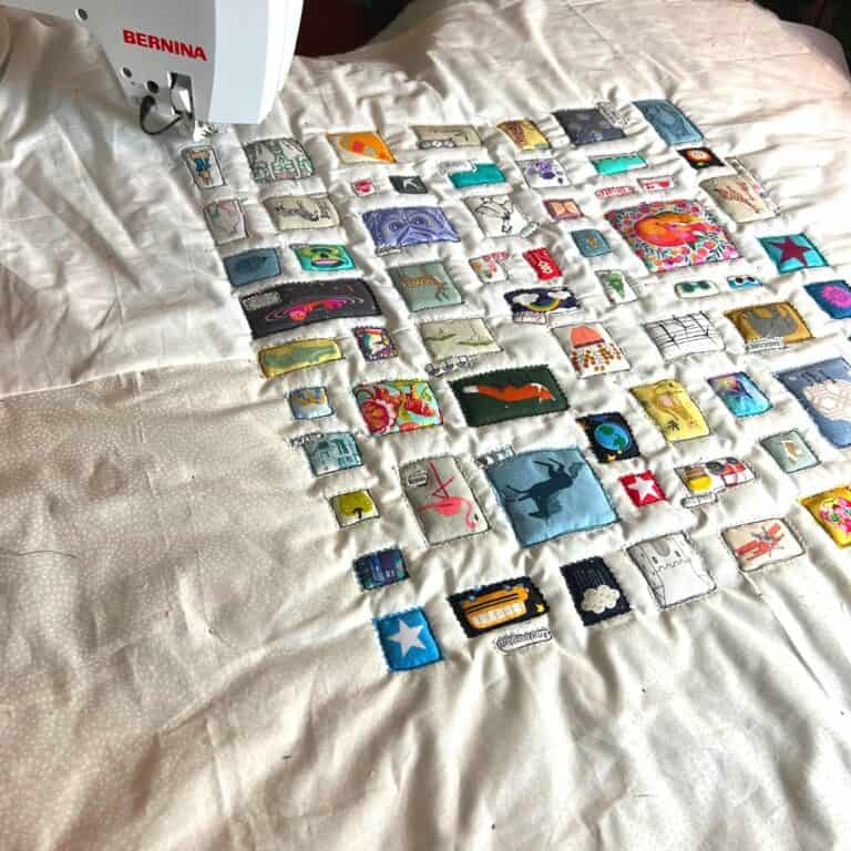 Free I Spy Quilt Tutorial (Easy Raw Edge Applique)