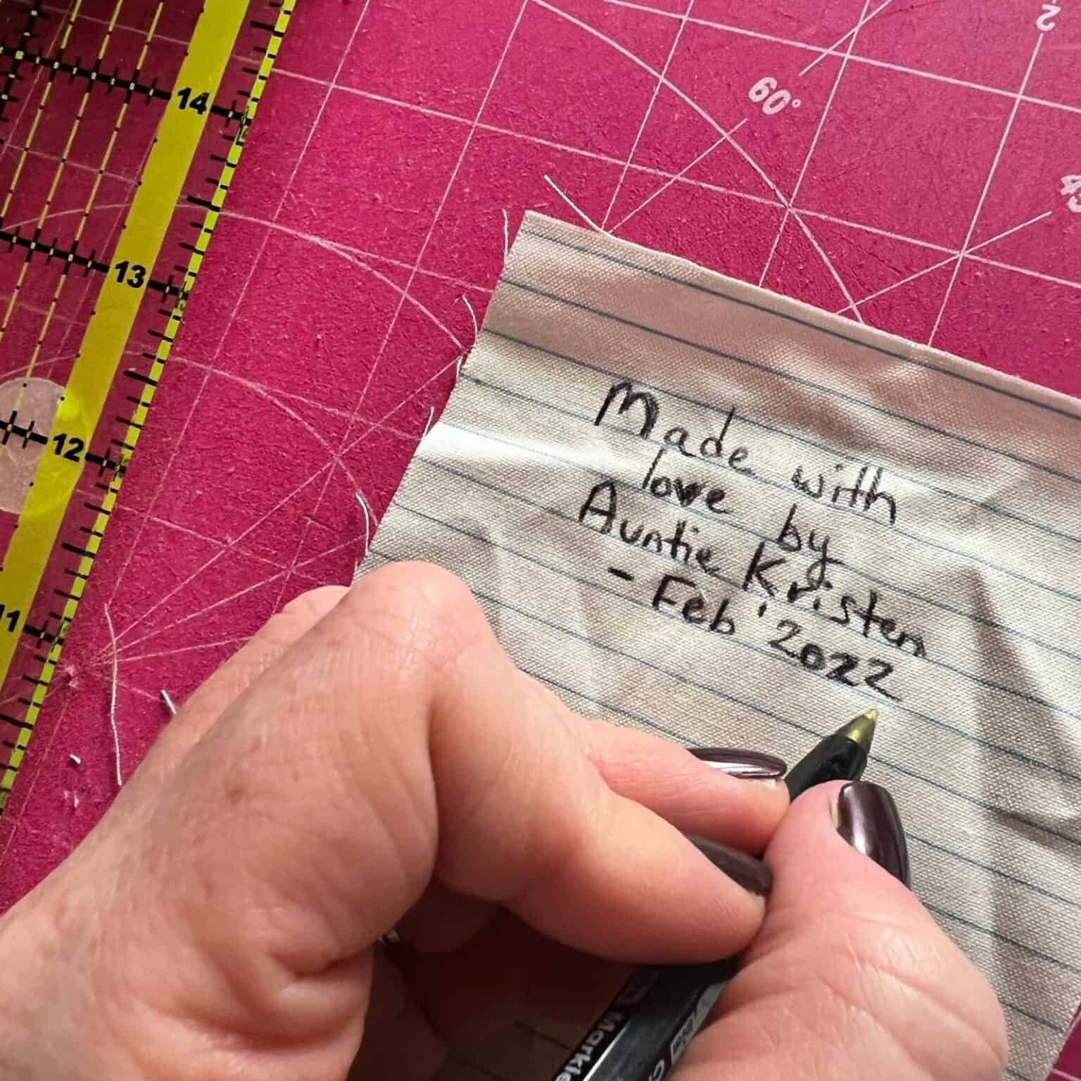 8 Ways to Label Your Quilts - And Why You Should! - Scrap Fabric Love