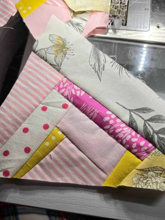 Improv Braided Quilt Block – Use your Scraps Story - Scrap Fabric Love