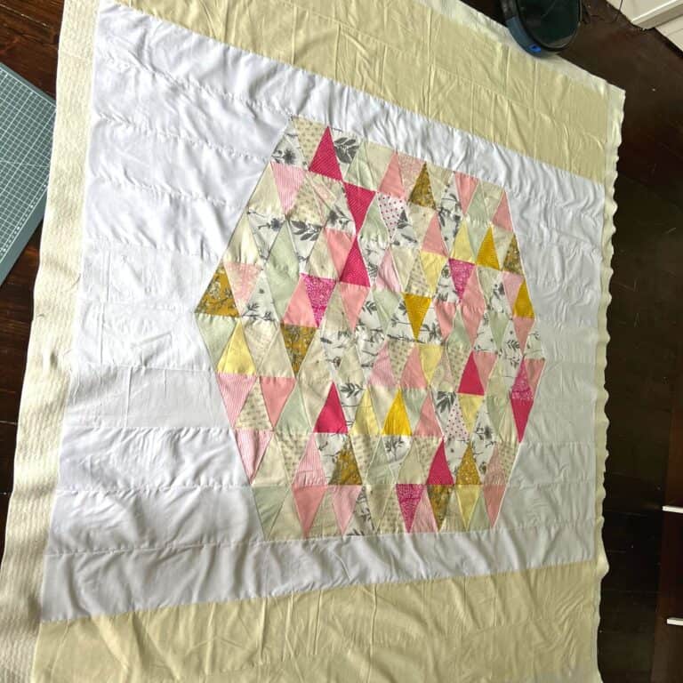 Making a Quilt without a Pattern - My Triangle Madness Quilt!