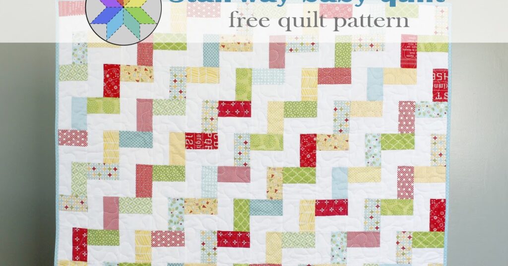 17 Fun & Easy Free Baby Quilt Patterns - Scrap Fabric Love