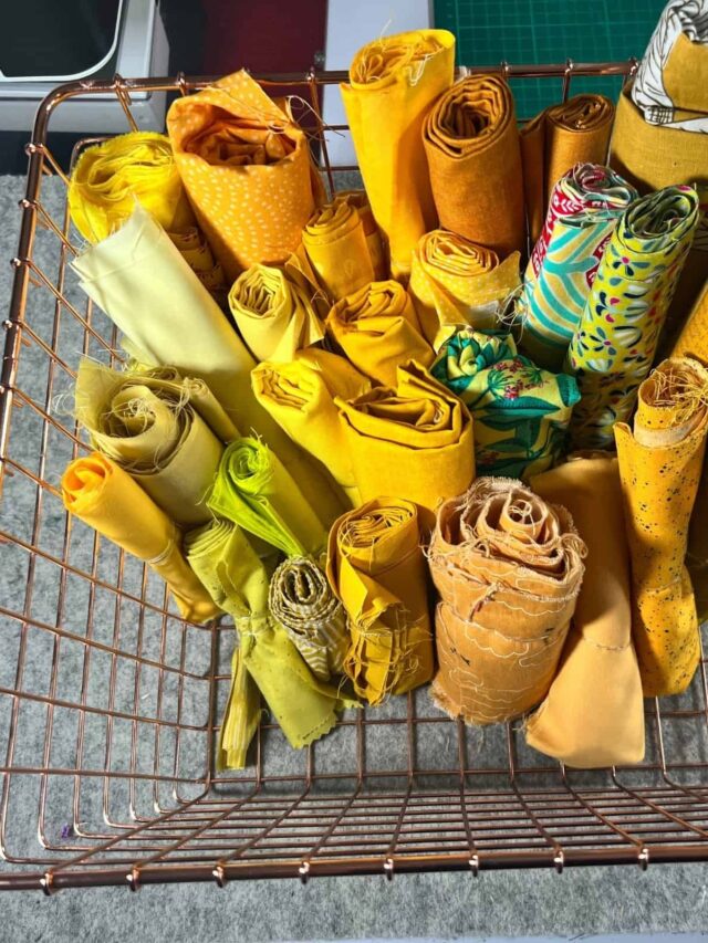 The Prettiest Storage Ideas for Your Fabric Story - Scrap Fabric Love