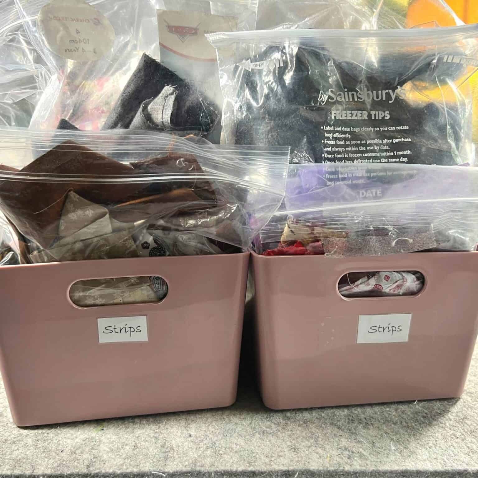 14 Fun & Pretty Fabric Storage Ideas - Scrap Fabric Love