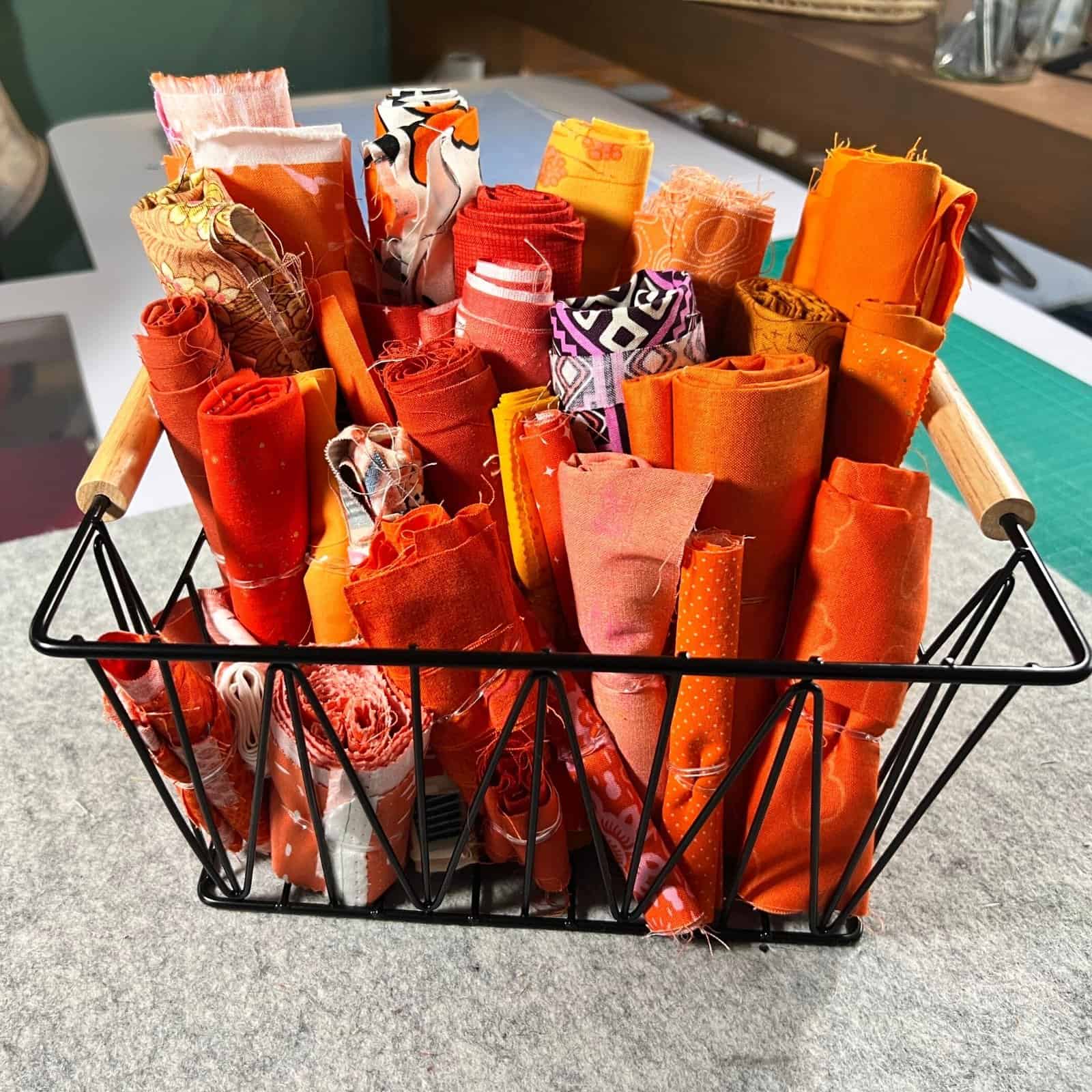 14 Fun & Pretty Fabric Storage Ideas - Scrap Fabric Love