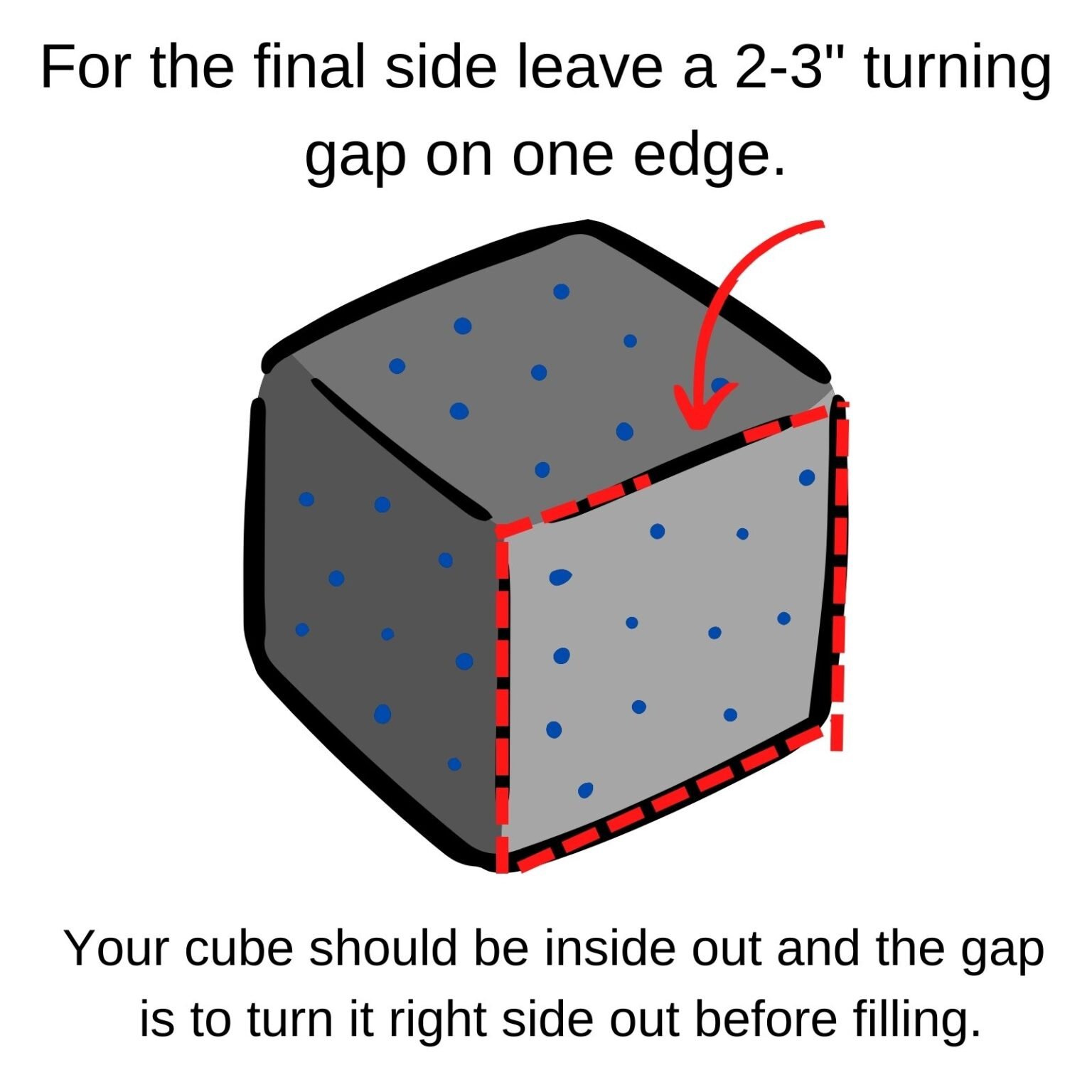 Making Fabric Cubes - Baby Toys, Door Stops & Ottomans!