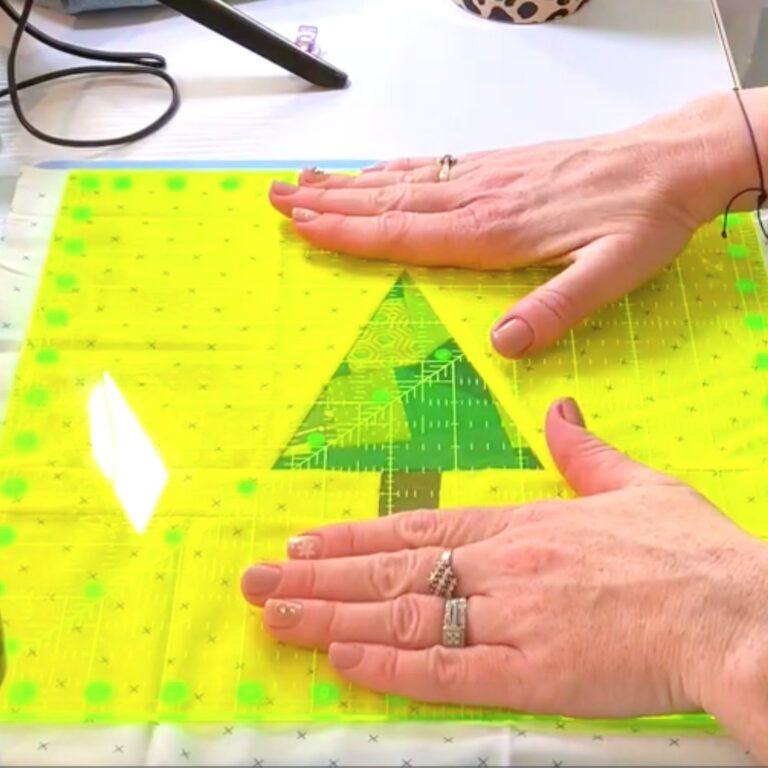 Fun Christmas Tree Quilt Block - For Crumbs & Scraps!