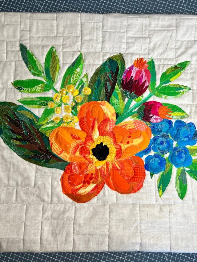 My First Collage Quilt – So Much Fun Story - Scrap Fabric Love