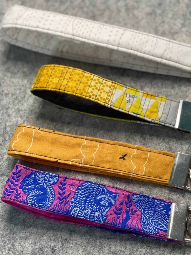 These Scrappy Key Fobs Are Easy to Make Story - Scrap Fabric Love