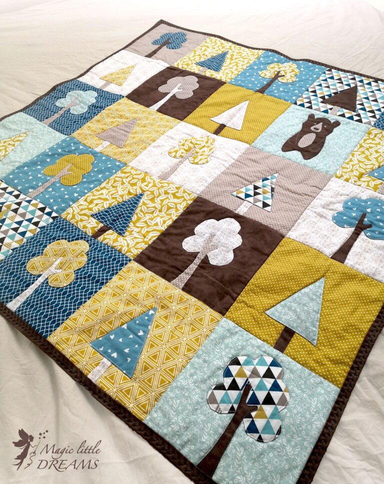 21 + Gorgeous Applique Baby Quilt Patterns - Scrap Fabric Love