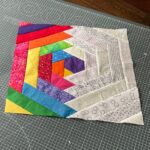 Hexagon Log Cabin Quilt Block - Easy Tutorial