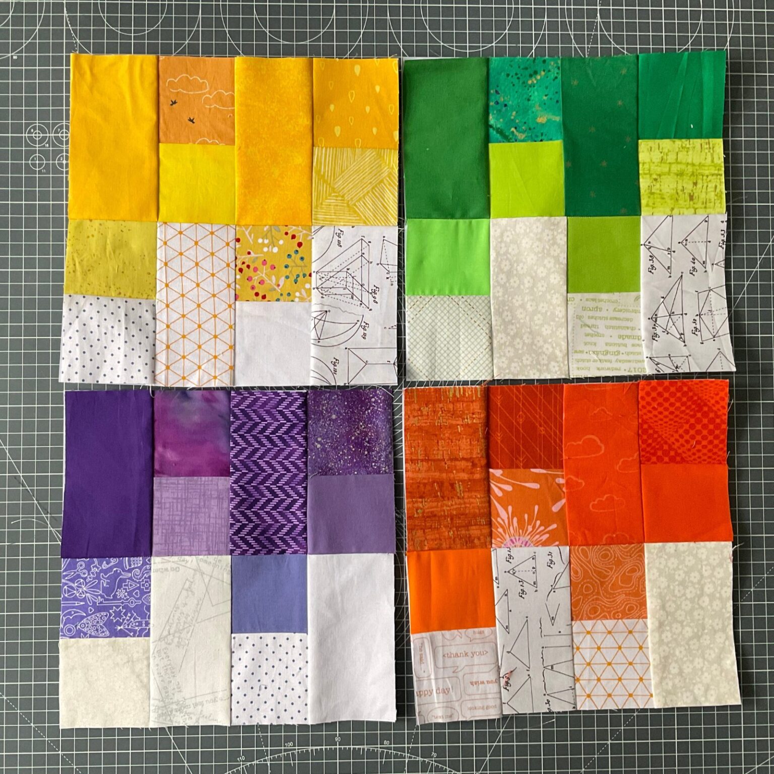 Easy Quilt Block Pattern for 2.5" Strips - Scrap Fabric Love