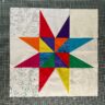 Easy Big Star Quilt Block - 20.5" Block! - Scrap Fabric Love