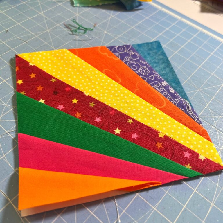 Scrap Burst Quilt Block - FREE Foundation Paper Piecing Pattern