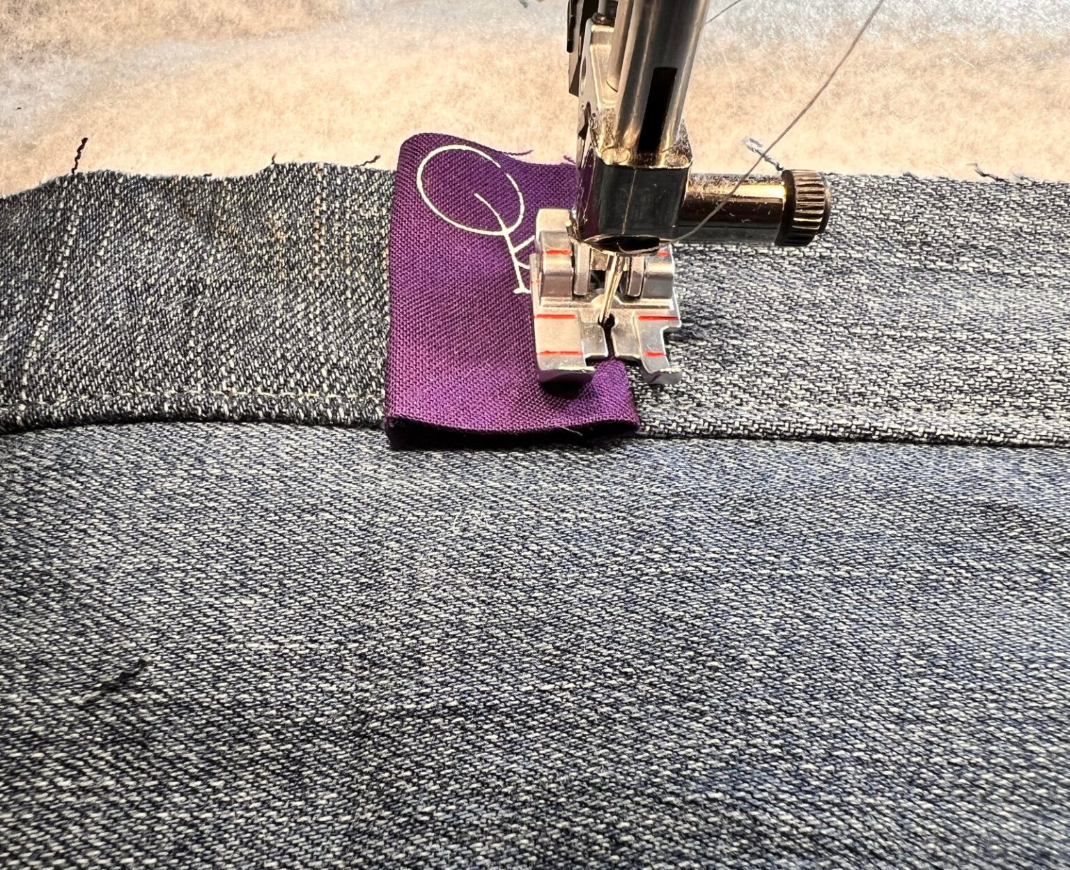 How to Make your Own Placemats from Denim Scraps - Scrap Fabric Love