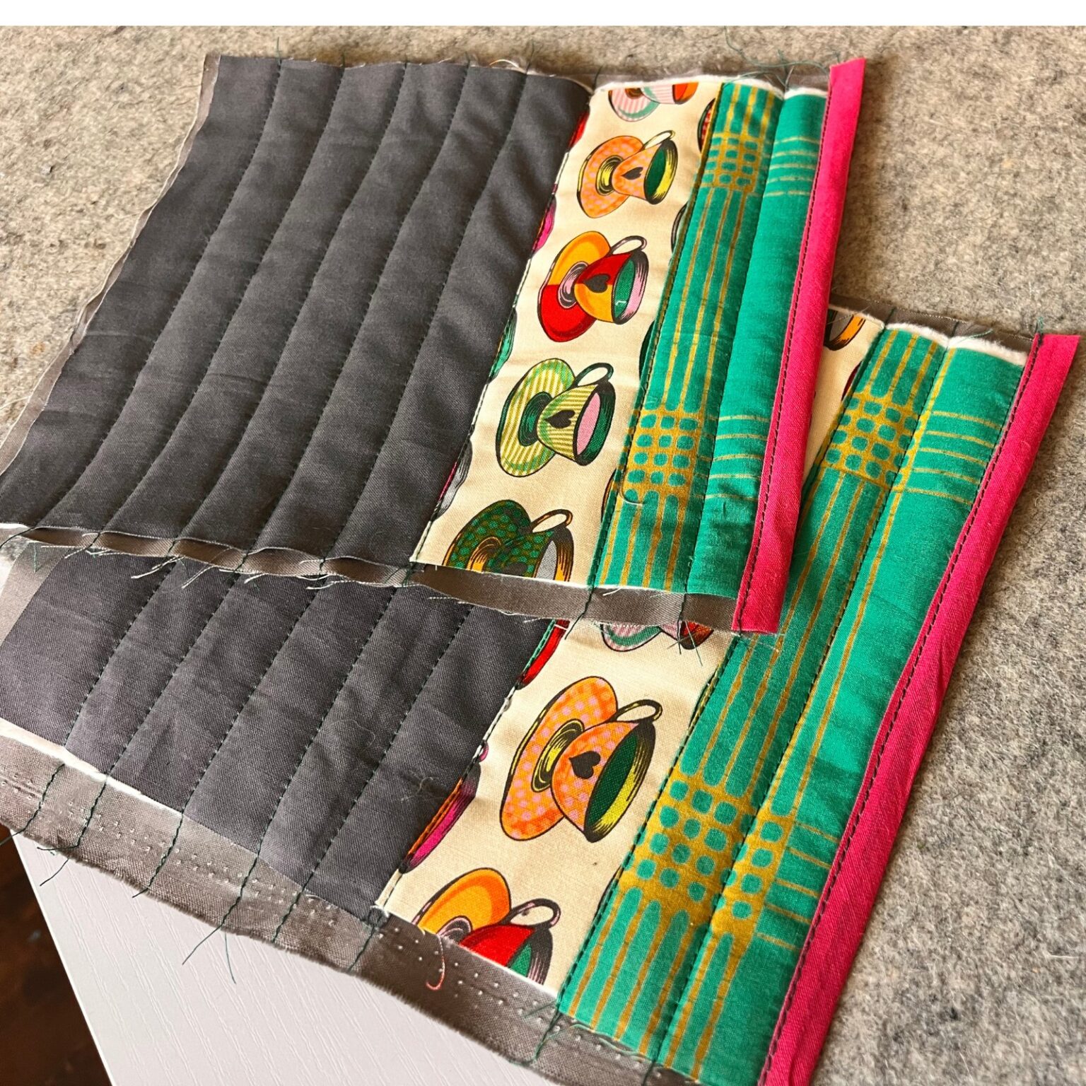 Quilted Double Pot Holder Tutorial - Scrap Fabric Love