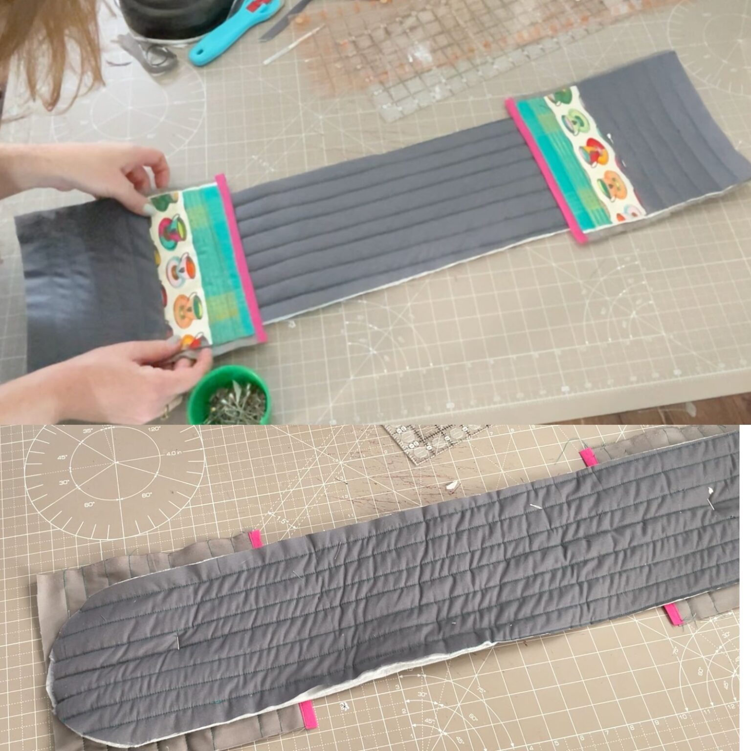 Quilted Double Pot Holder Tutorial - Scrap Fabric Love