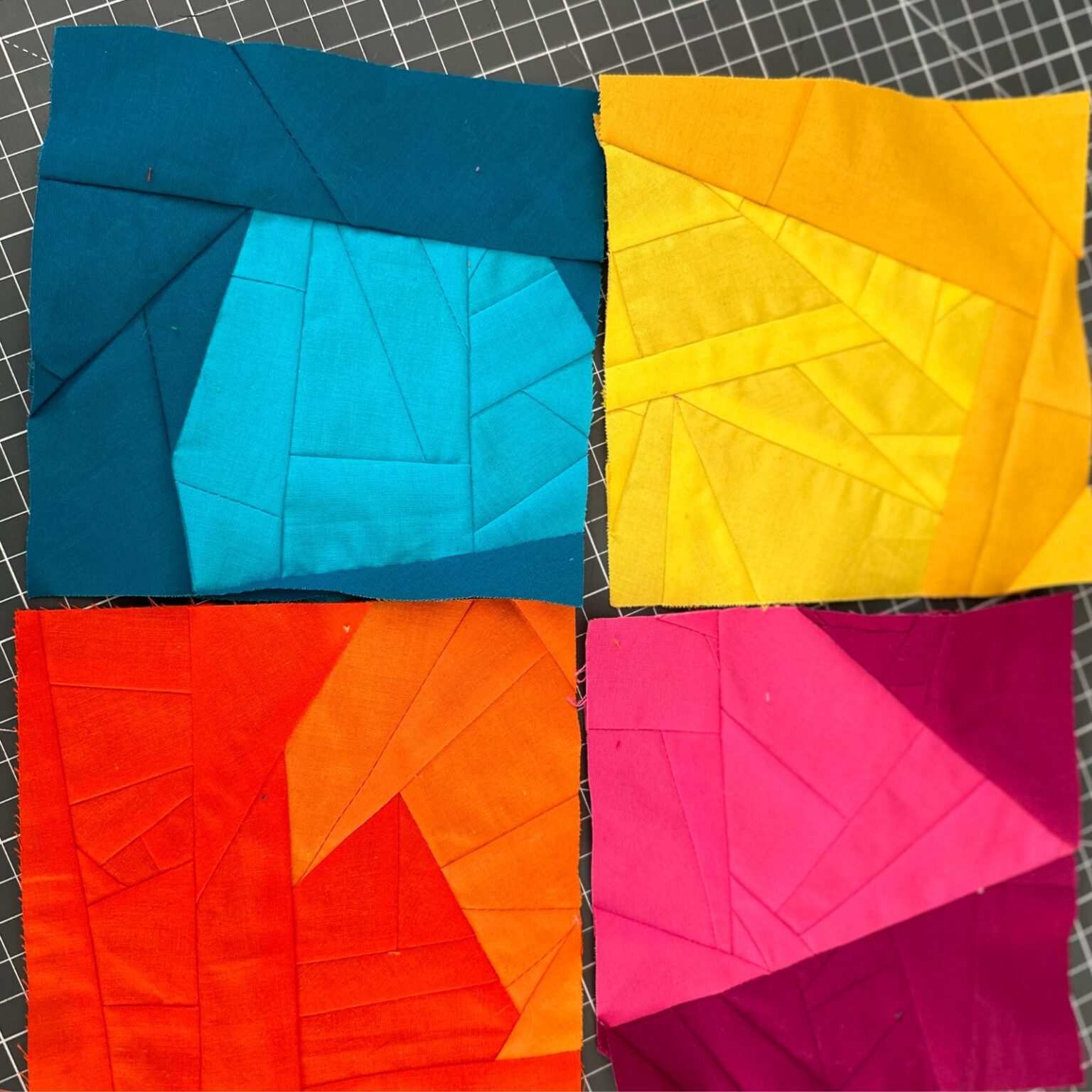 Fun Crumb Quilt Block Idea - Use your Solids! - Scrap Fabric Love