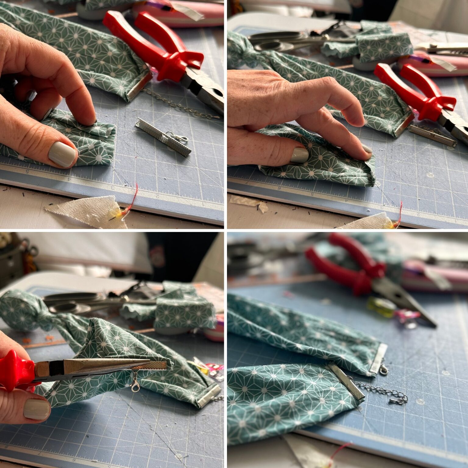 DIY Fabric Necklace from Scraps! - Scrap Fabric Love