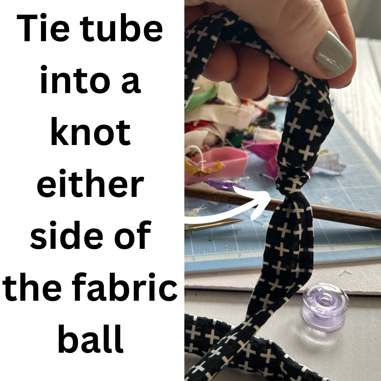 DIY Fabric Necklace from Scraps! - Scrap Fabric Love