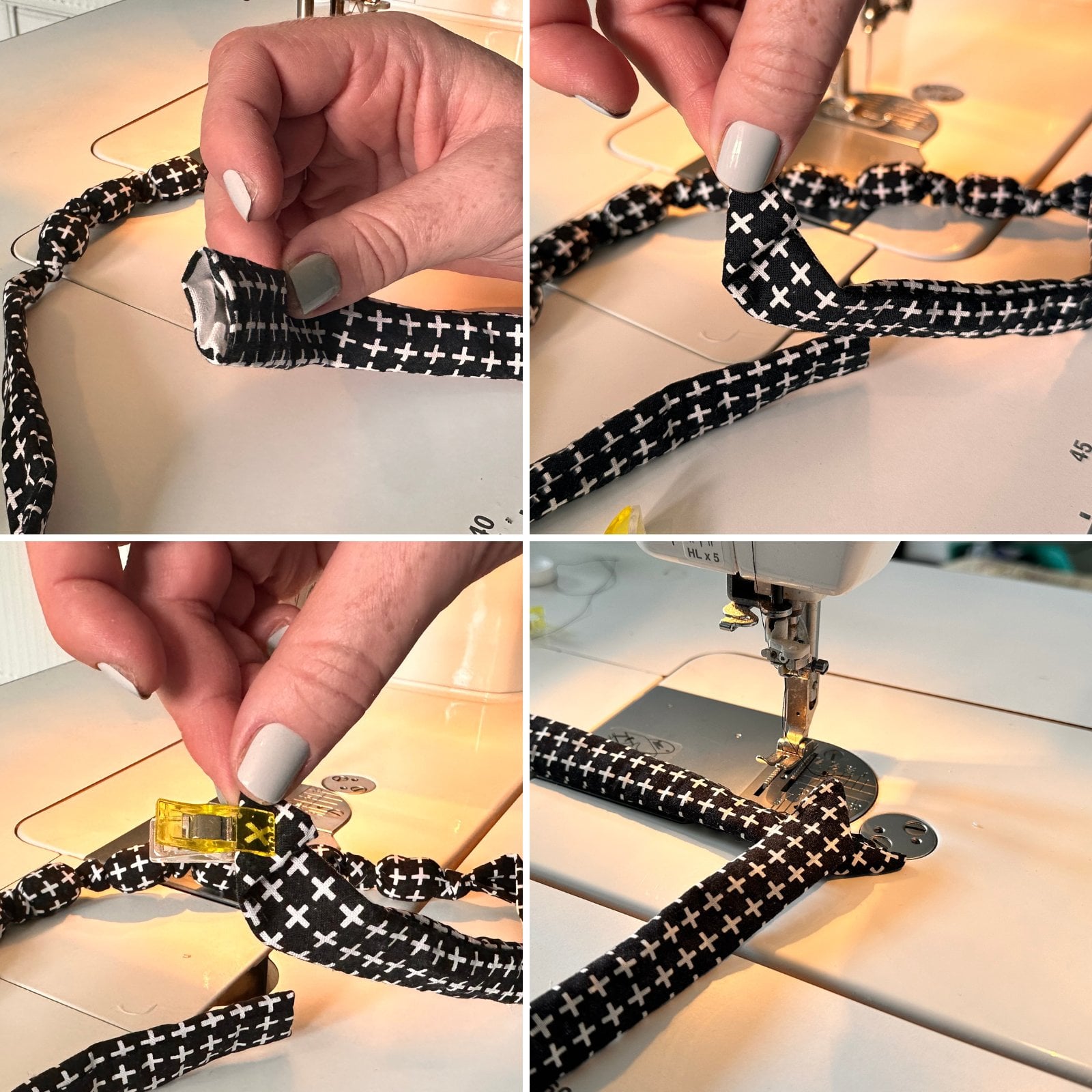 DIY Fabric Necklace from Scraps! - Scrap Fabric Love