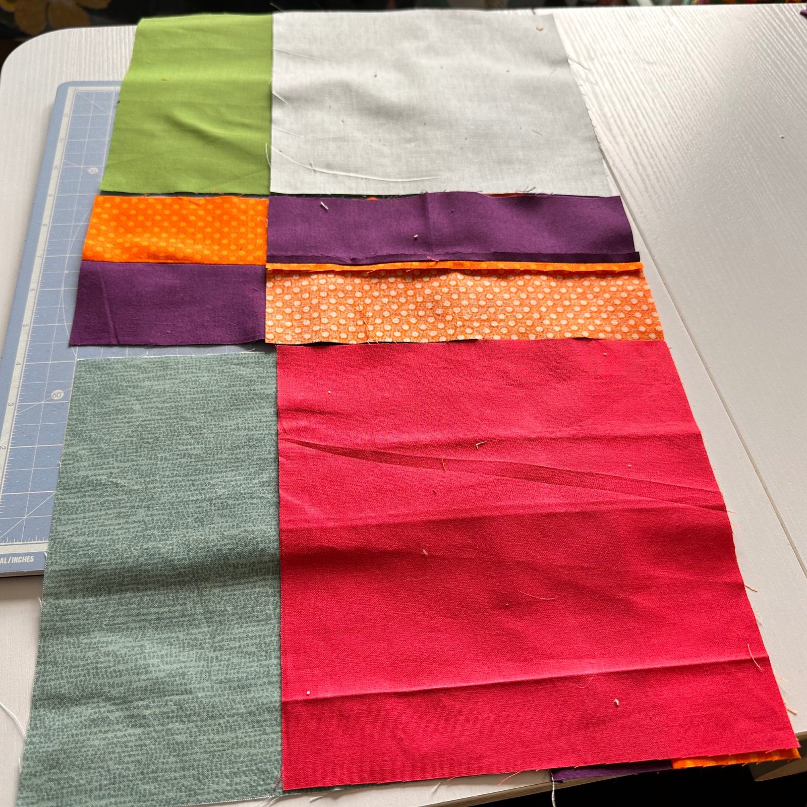 Square in a Square Variation Quilt Block (Big 20" Block!) - Scrap ...