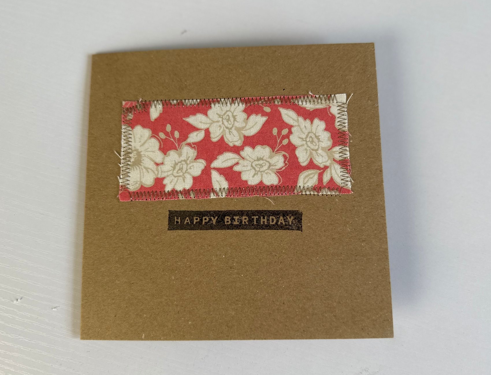 DIY Scrap Fabric Greeting Cards - Scrap Fabric Love