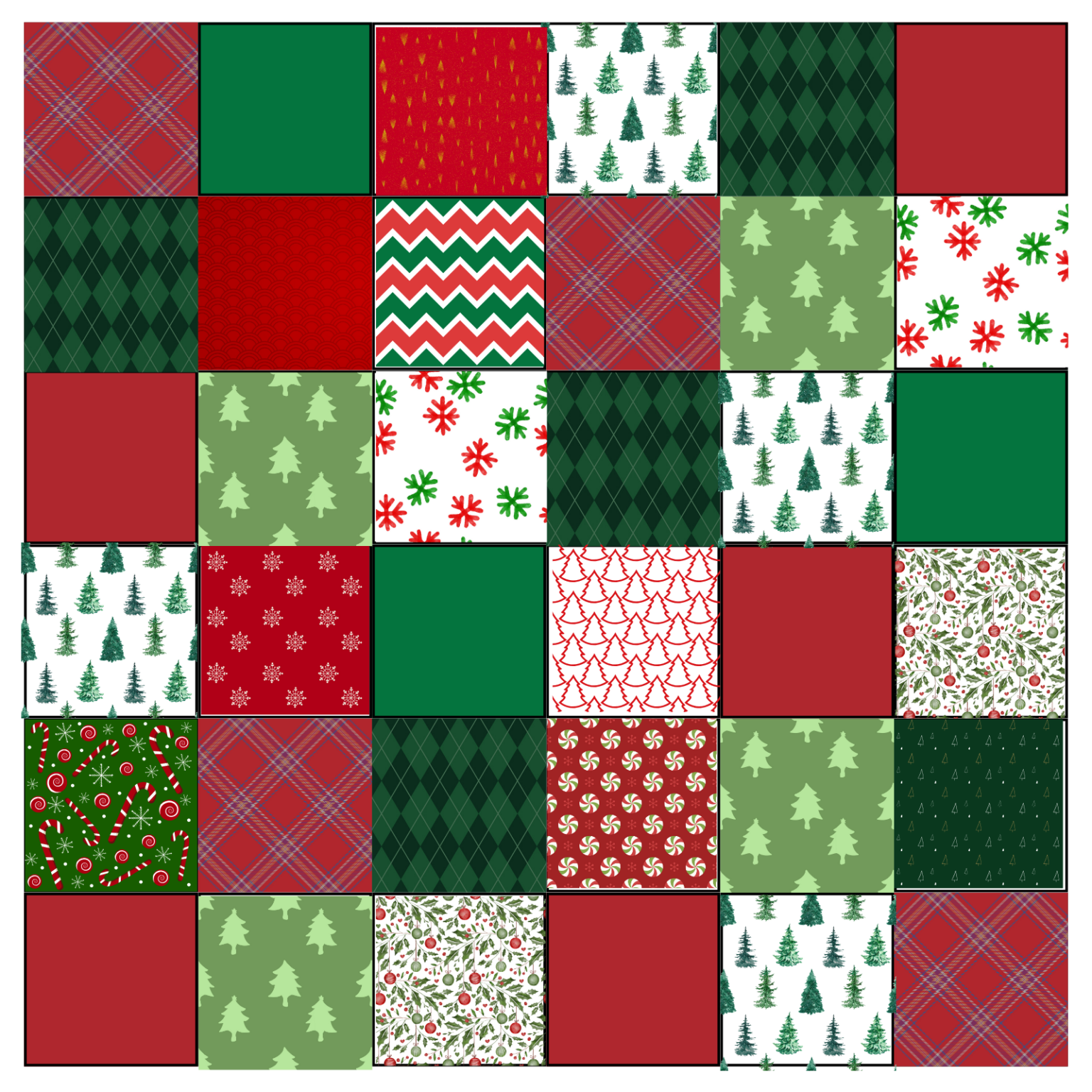 Christmas Layer Cake Quilt - Free Pattern - Scrap Fabric Love