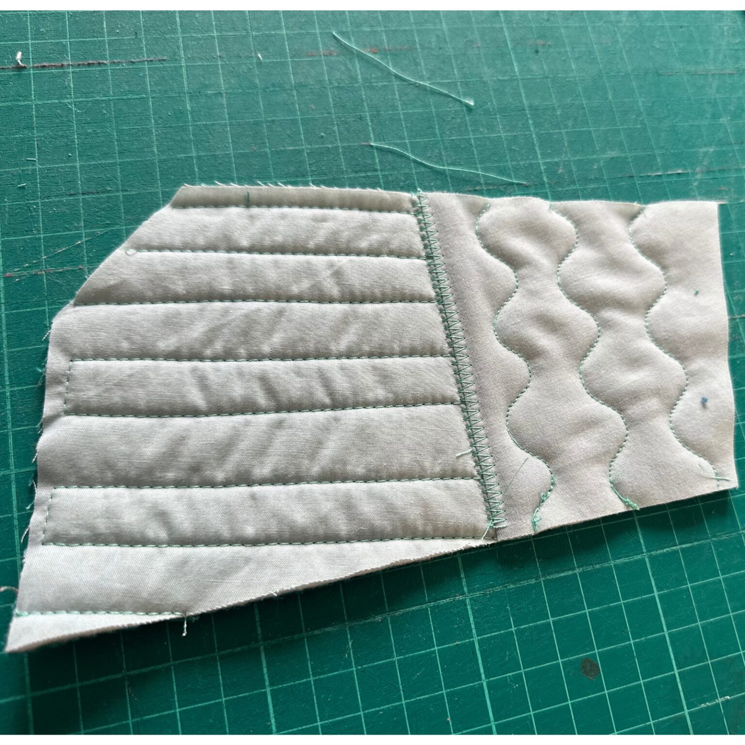 Quilt-As-You-Go Crazy Quilt Block - Scrap Fabric Love