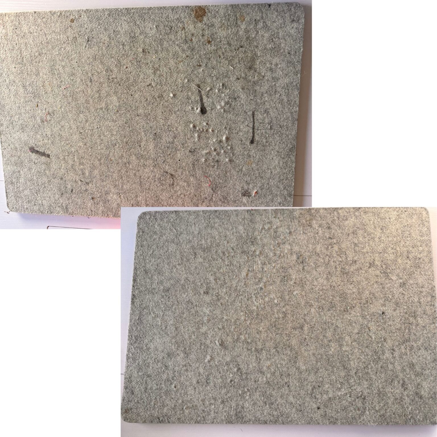 How to Clean a Wool Pressing Mat - Two Easy Ways! - Scrap Fabric Love