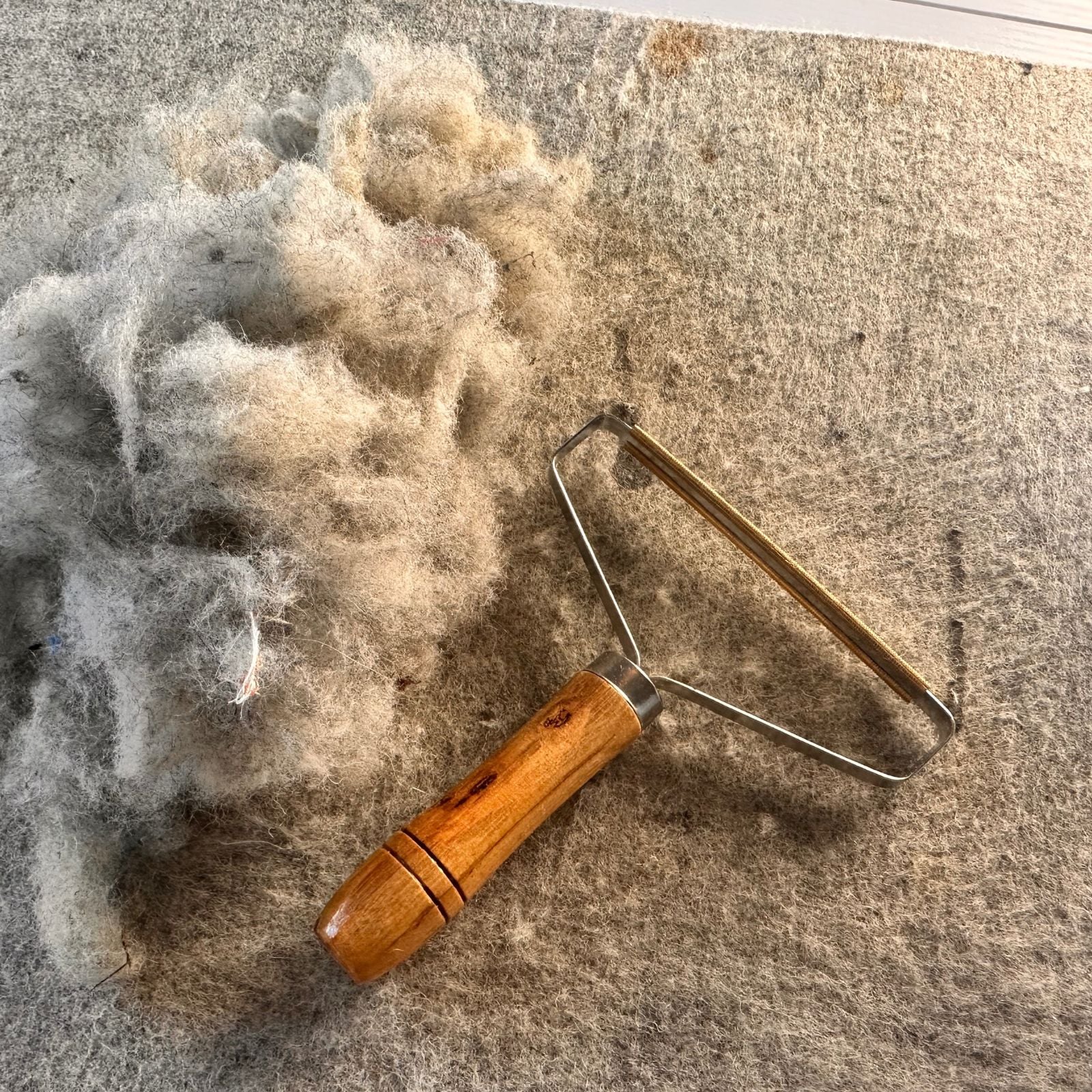 How to Clean a Wool Pressing Mat - Two Easy Ways! - Scrap Fabric Love