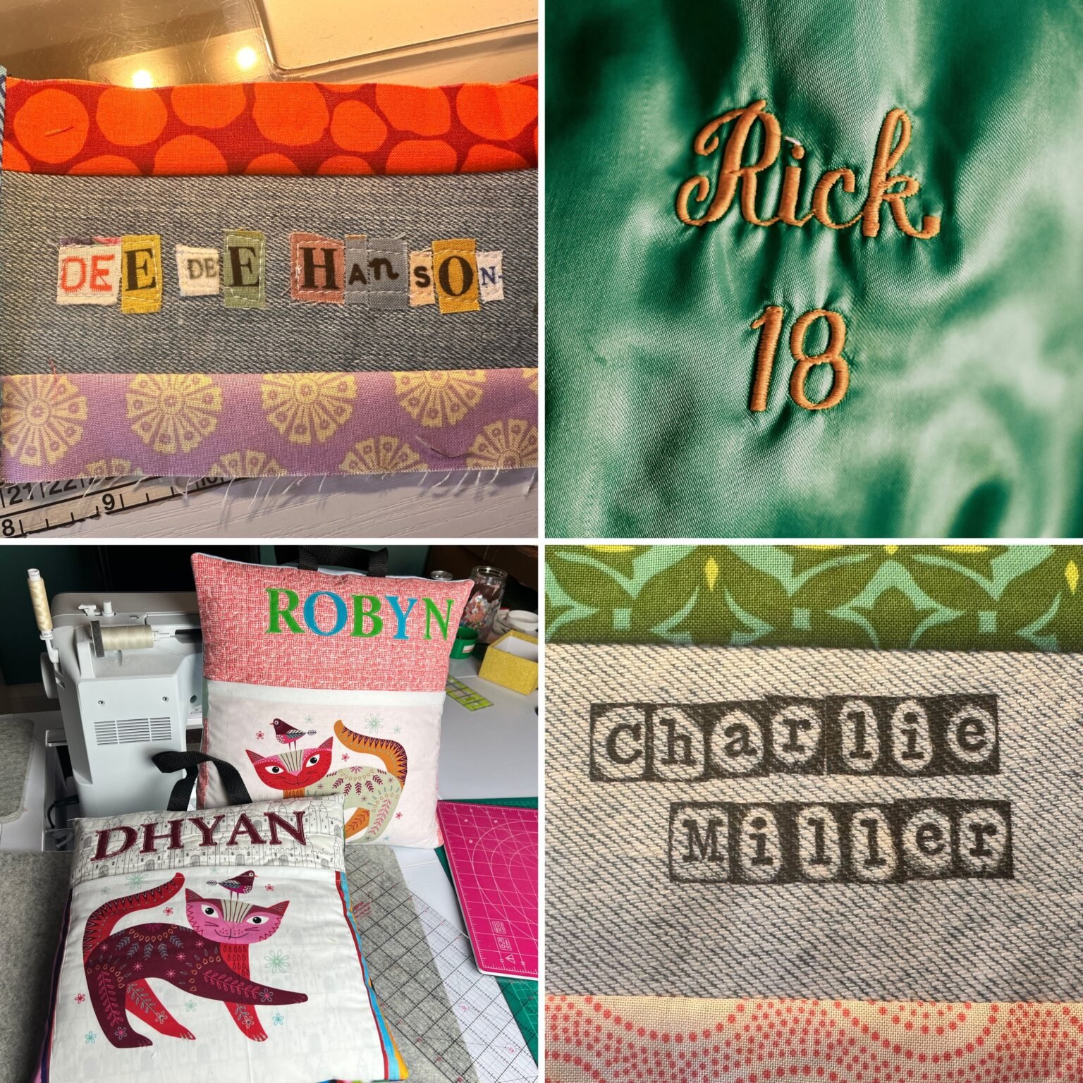 14 Ways to Add Names on Quilts - Scrap Fabric Love