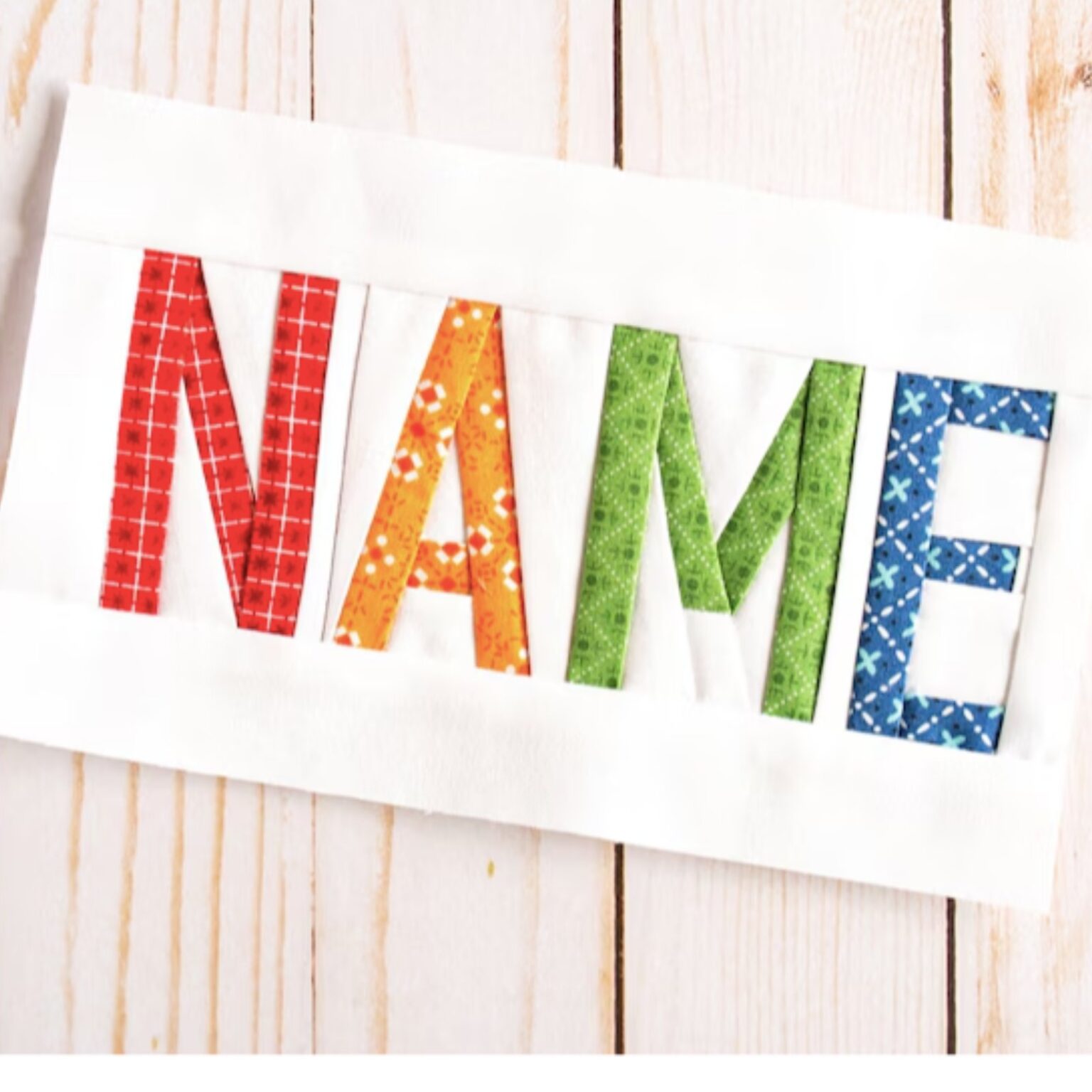 14 Ways to Add Names on Quilts - Scrap Fabric Love